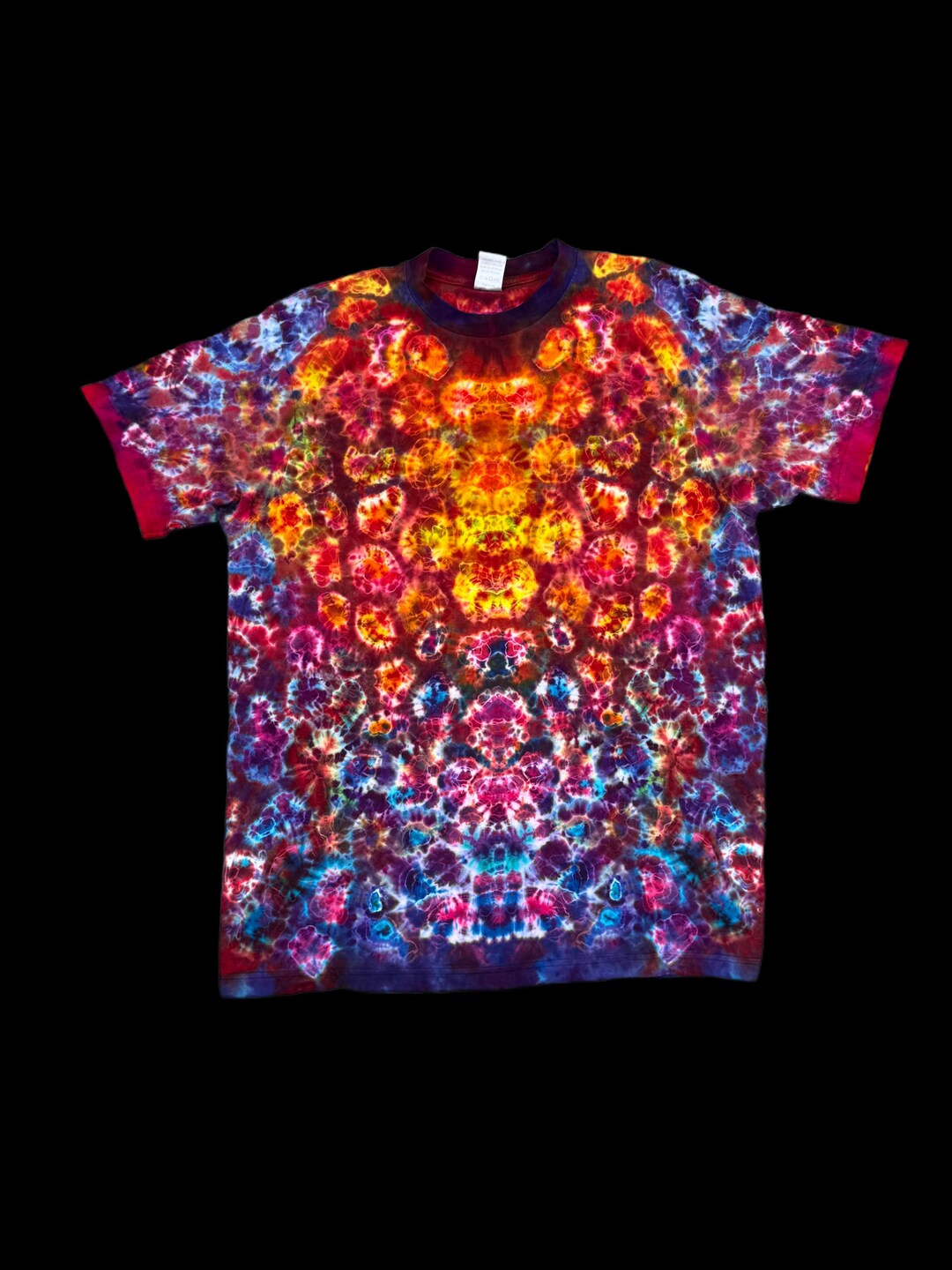 Fireball Kenney Style - Handmade Tie Dye Shirt - Size L - Etsy
