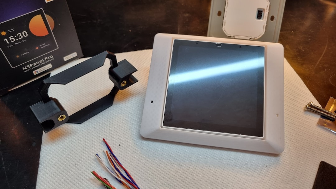 SONOFF Nspanel Pro Support for 503 Wall Box and Frame With Sensor ...