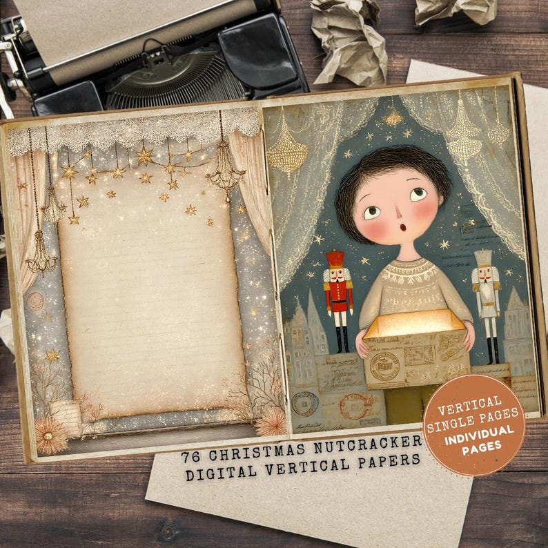 The Nutcracker Junk Journal Pages: Christmas Printable Quirky Ephemera ...