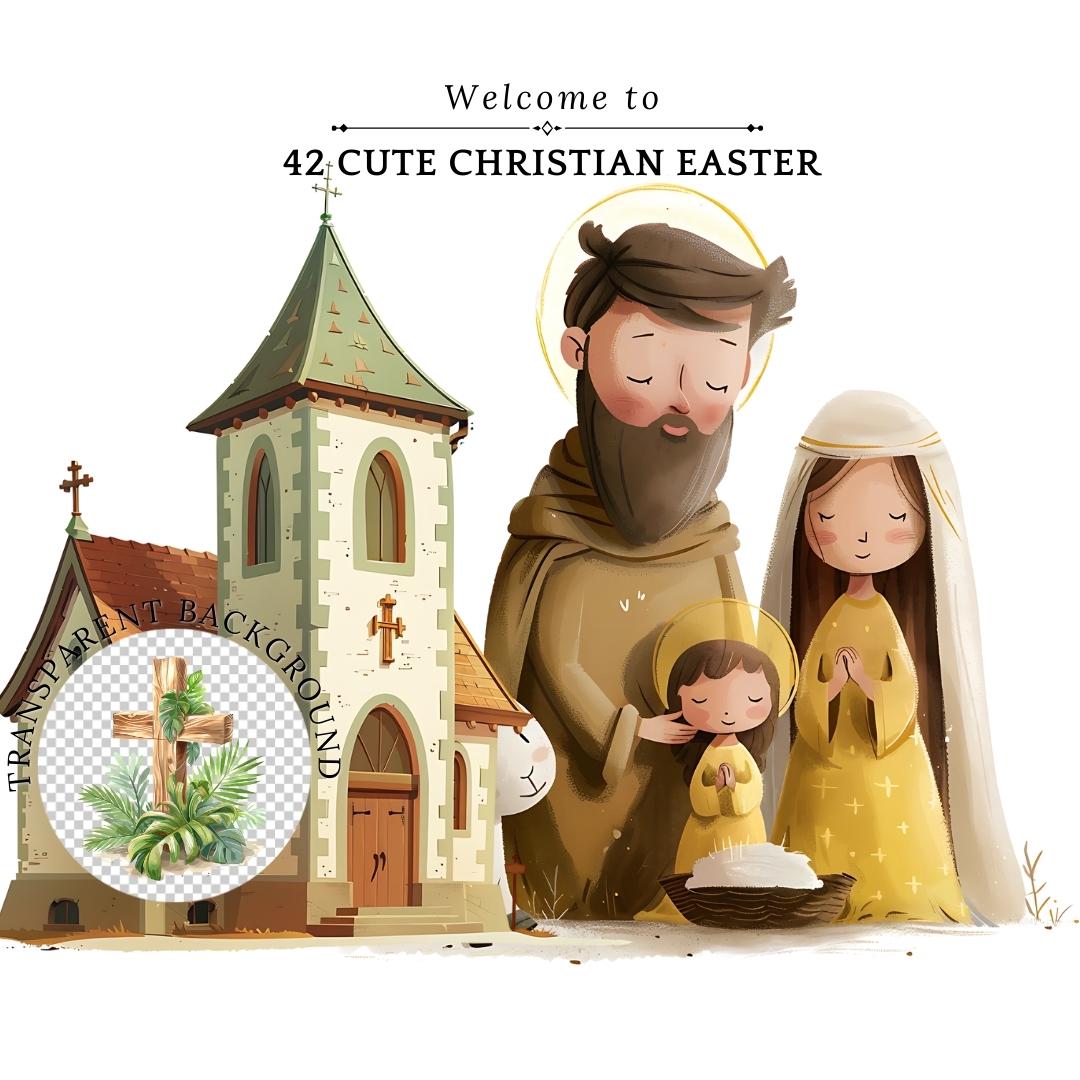 Christian Easter Clipart - Religious Easter PNG - Easter Story Clipart ...