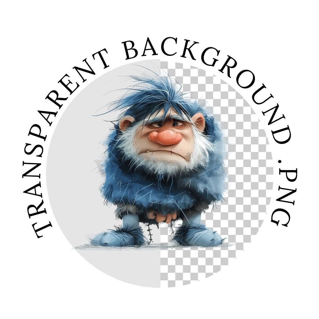 Winter Gnome Clipart PNG: Nordic Troll Illustration Transparent ...