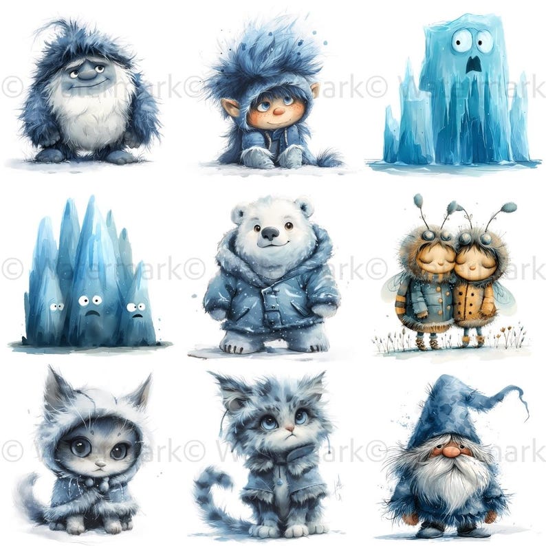 Winter Gnome Clipart PNG: Nordic Troll Illustration Transparent ...