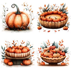 Thanksgiving Turkey Clipart: Autumn Pumpkin Designs Transparent ...