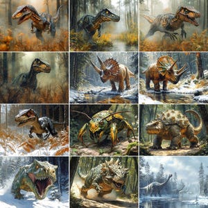 Dinosaur Junk Journal Kit: Vintage Jurassic Ephemera (digital Download ...