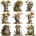 Forest Elder Ent Troll Clipart: Whimsical Moss-covered PNG (digital ...