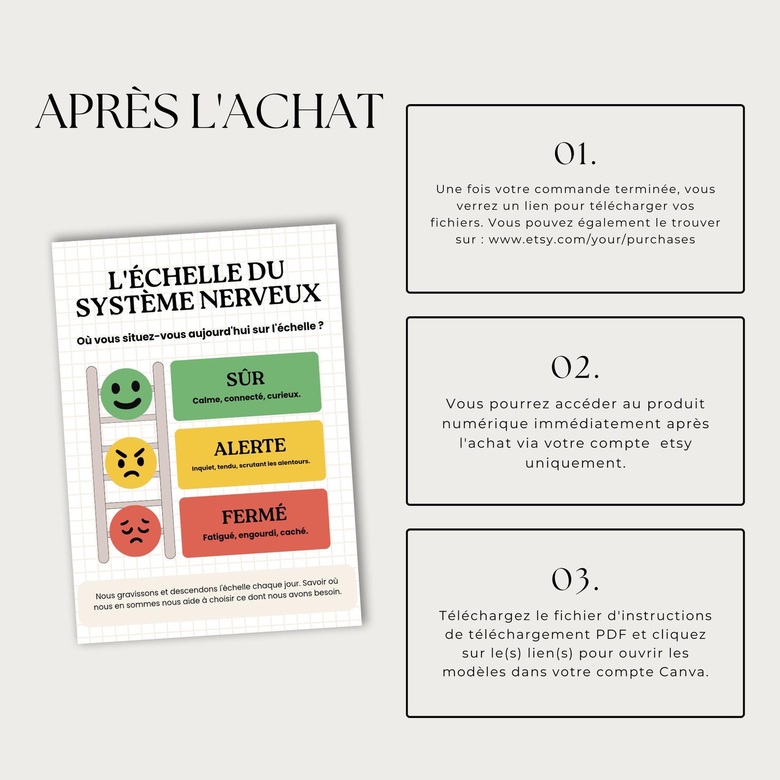 Quick Reference Guide on Nervous System Regulation / Coaching Sheets ...
