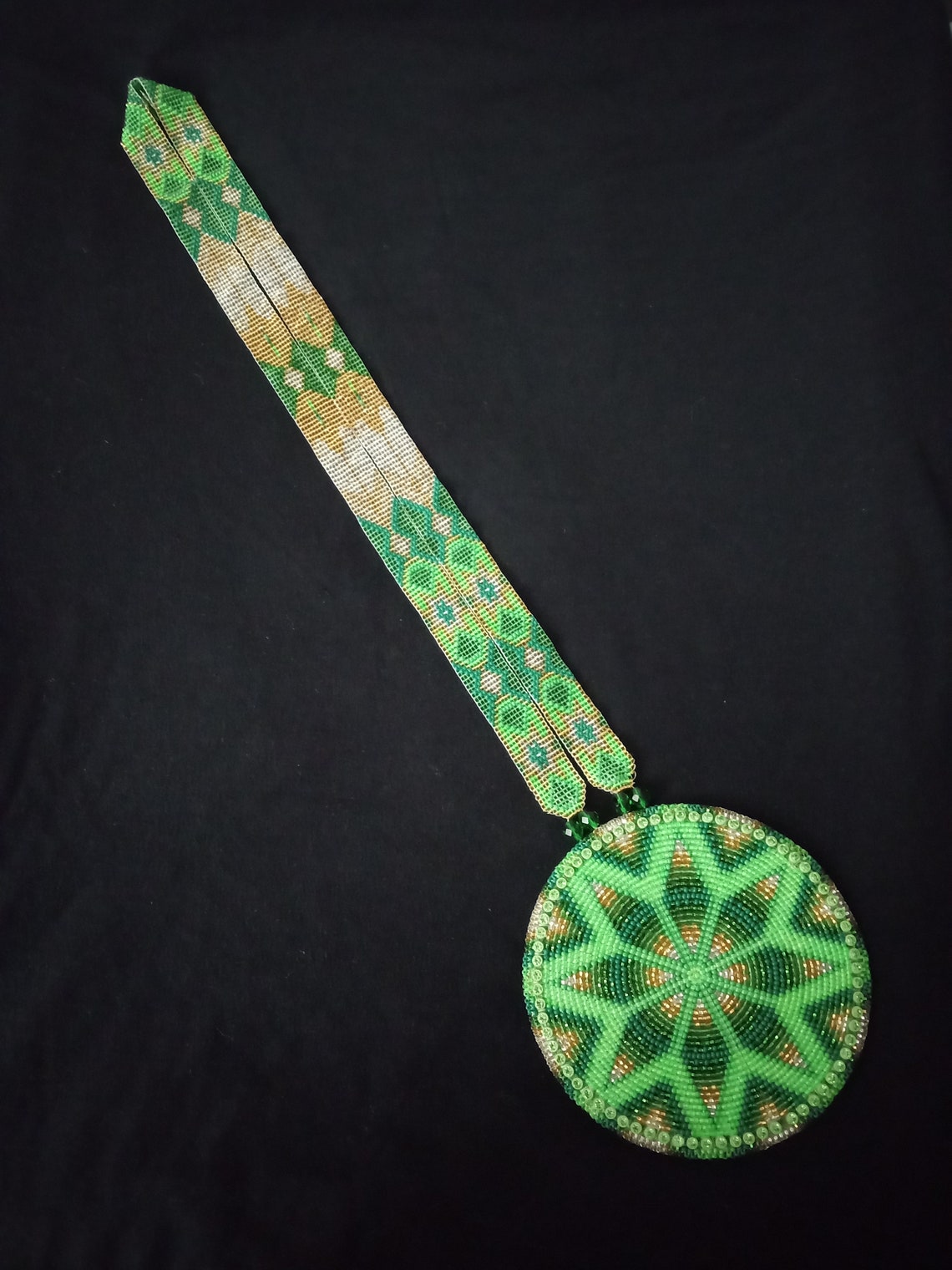 Native American Beaded Medallions - Etsy Canada