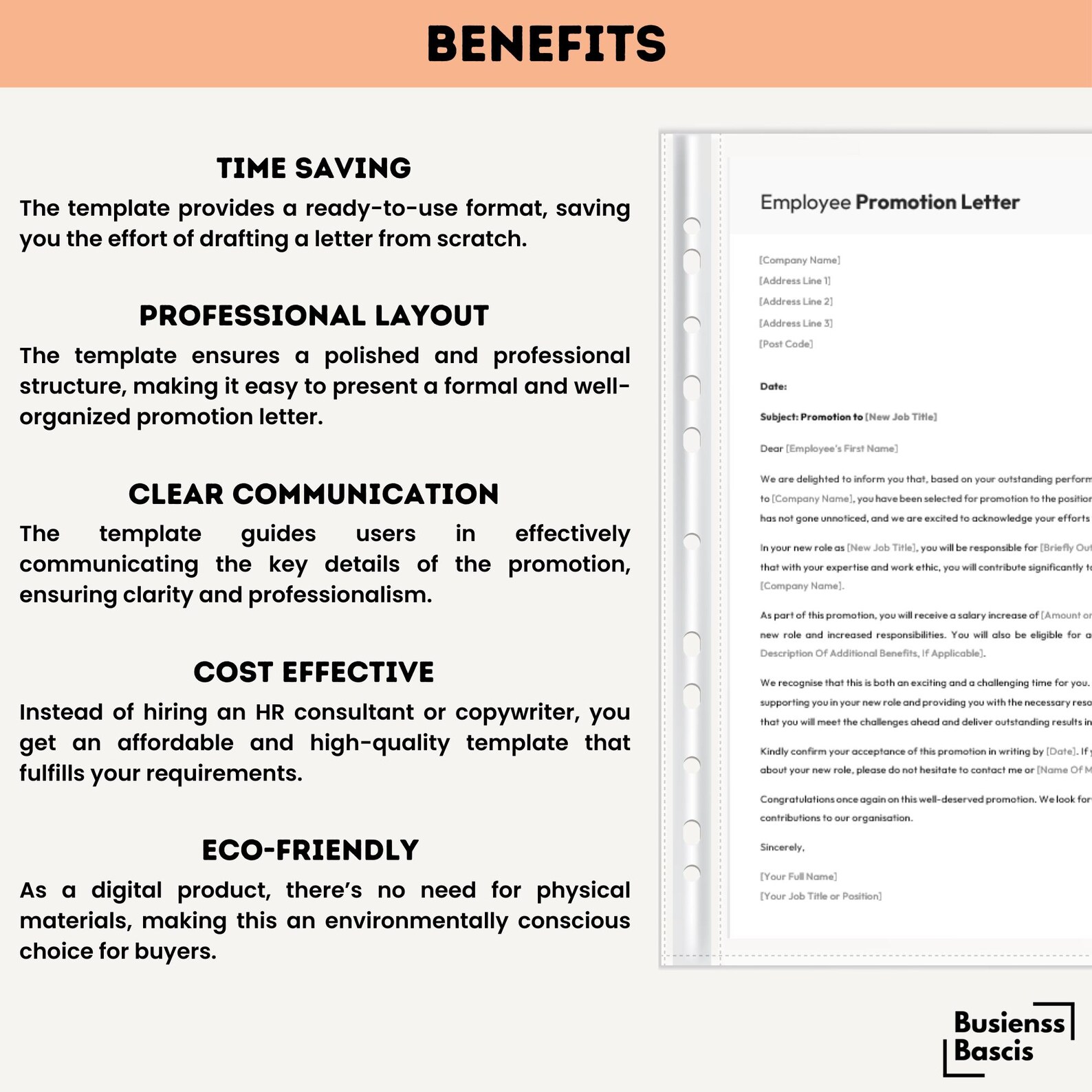 Employee Promotion Letter Template, Performance Pay Raise Letter, Job ...