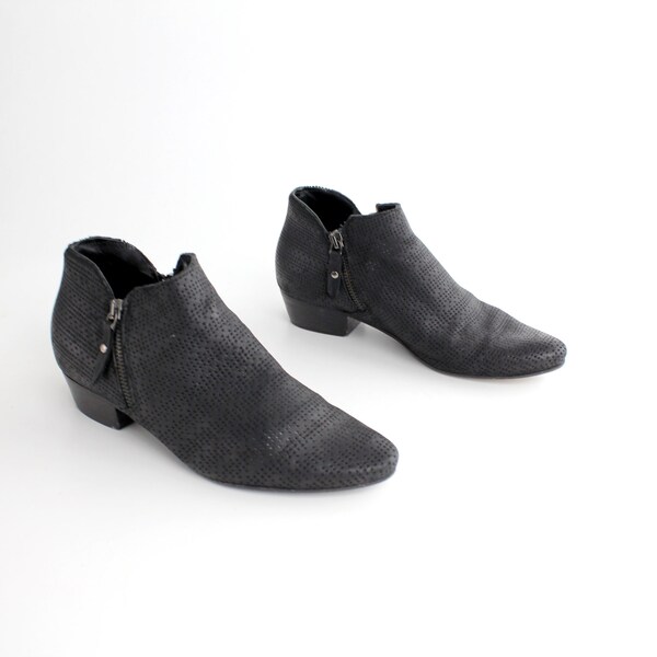 Italian Leather Booties - Etsy