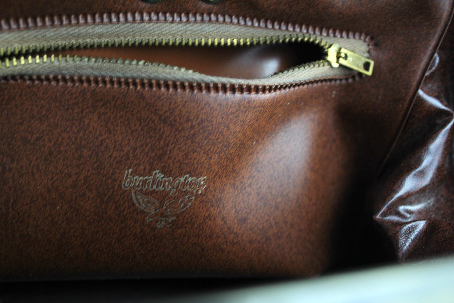 Vintage 1960s Leather Handbag | Sienna Brown Leather Structured Bag - Etsy