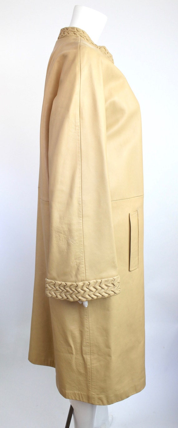 Vintage 1960s Ledaspain by Gropper Leather Coat | Str… - Gem