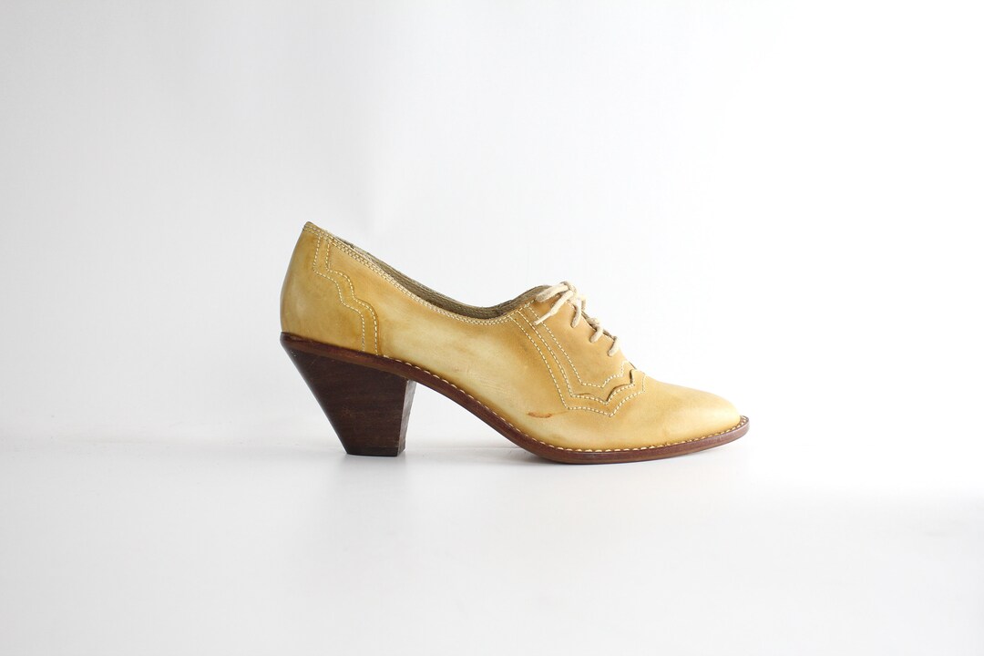 Sz 8.5 Rare Never Worn Vintage 1960s Lace up Shoes | Wild Pair Western ...