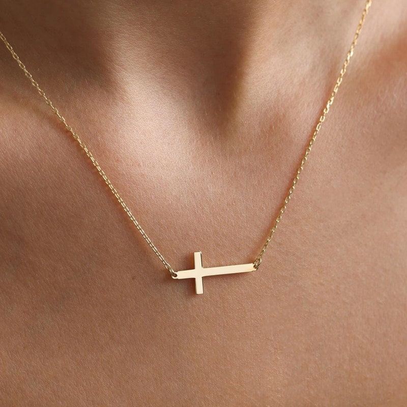 Sideways Cross - Etsy