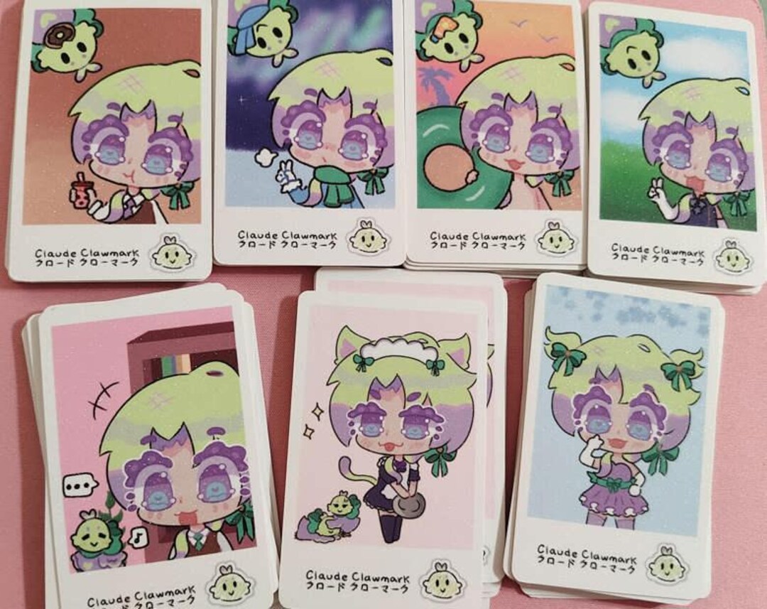 Claude Clawmark Chibi Photocard - Vol.1 - Etsy