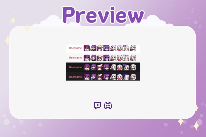 FRIEREN & FERN Cute Emotes Set (7) - Twitch Emotes for Streamers, Cute ...