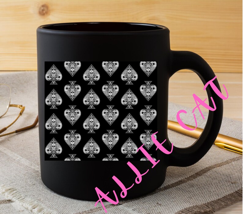 Unique Gothic Skull Spade Clipart PNG Design Sublimation Clipart Design ...