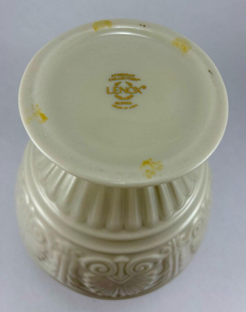 Vintage Porcelain Vase Lenox Athenian Collection Made in USA - Etsy