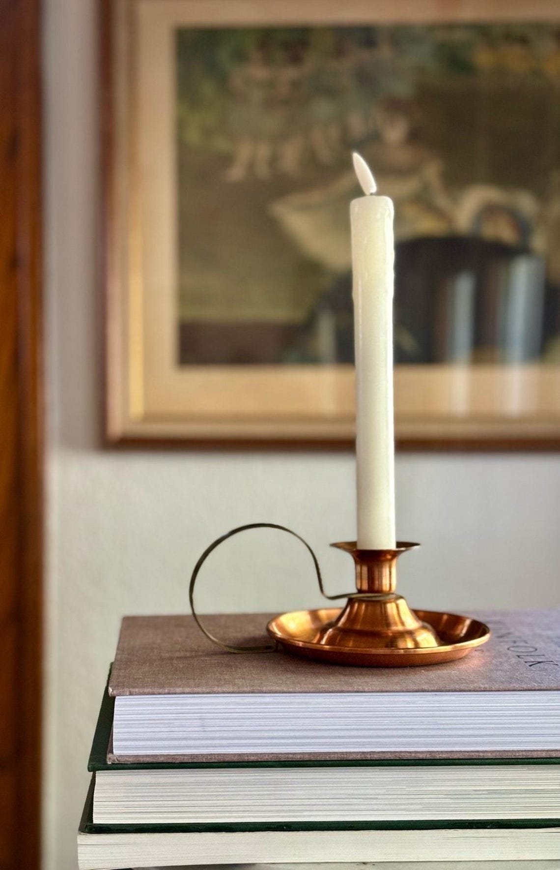 Solid Copper Candle Holder Made in Utah Vintage Style Decor - Etsy