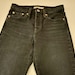 Women's Levi's High Rise Wedgie Straight Ankle Jeans Black Wash 25 ...