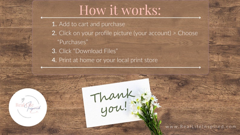 Watercolor Forest Blank Card Printable Card Instant Download PDF - Etsy