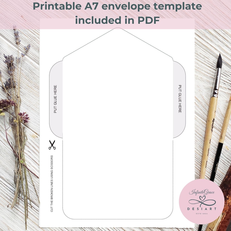 Printable Aster Birthday Card: September Birthflower Floral Design ...