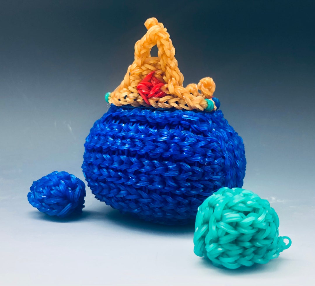 King Slime Terraria Boss Rubber Band Sculpture - Etsy