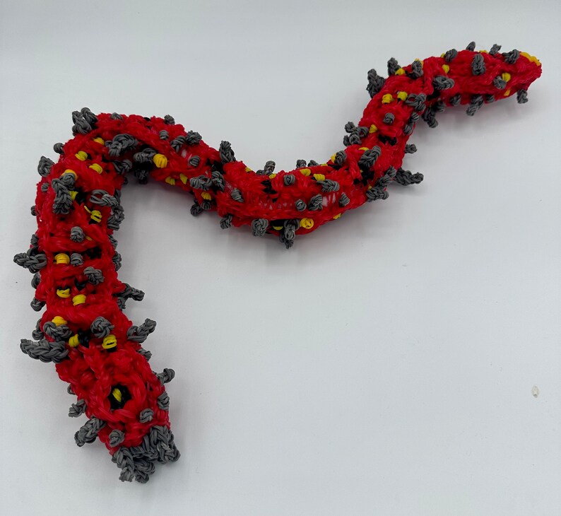 Large Perforator - Terraria Calamity Mod Rainbow Loom Rubber Band ...