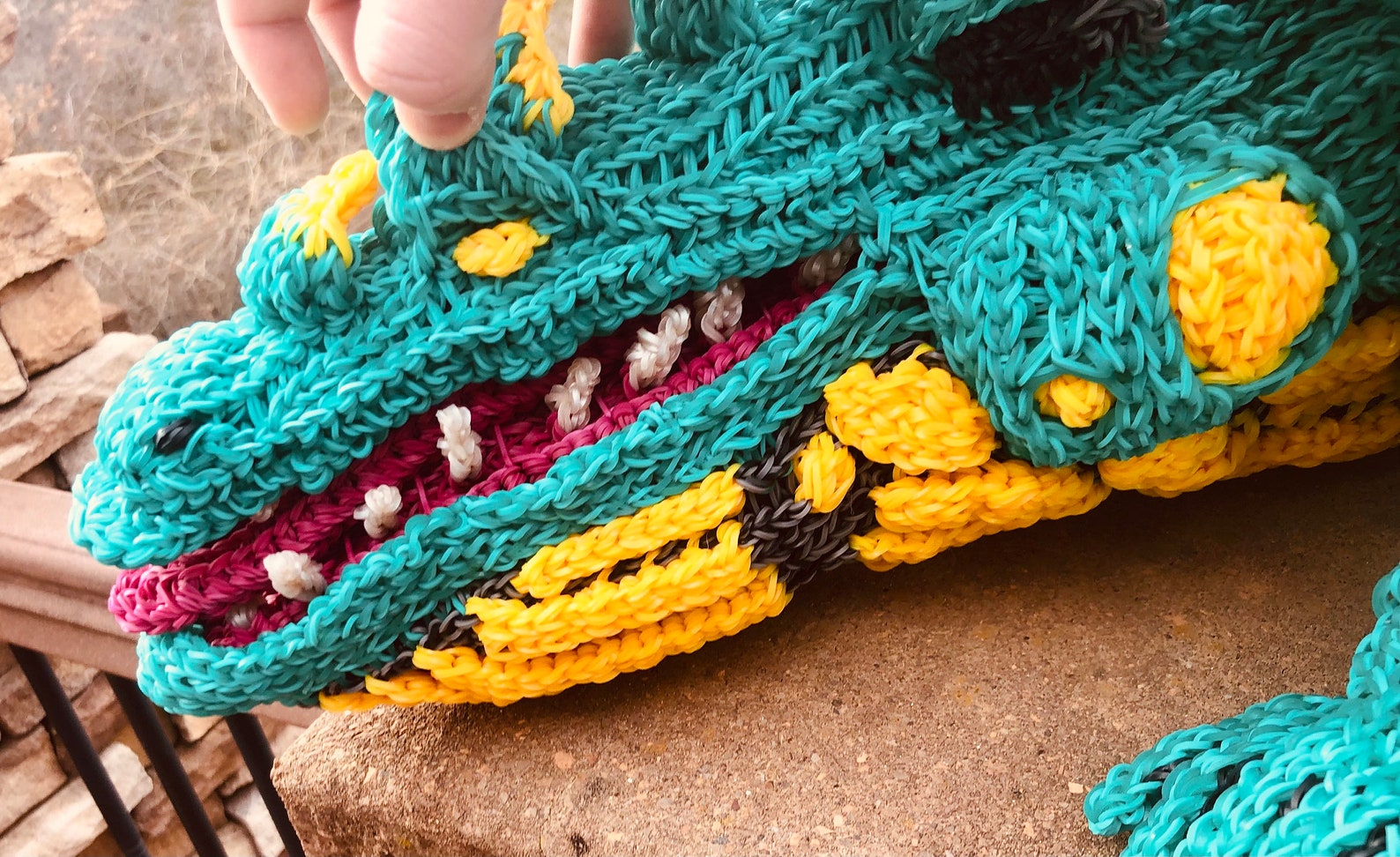 The Leviathan Terraria Calamity Mod Rainbow Loom Rubber Band Sculpture ...