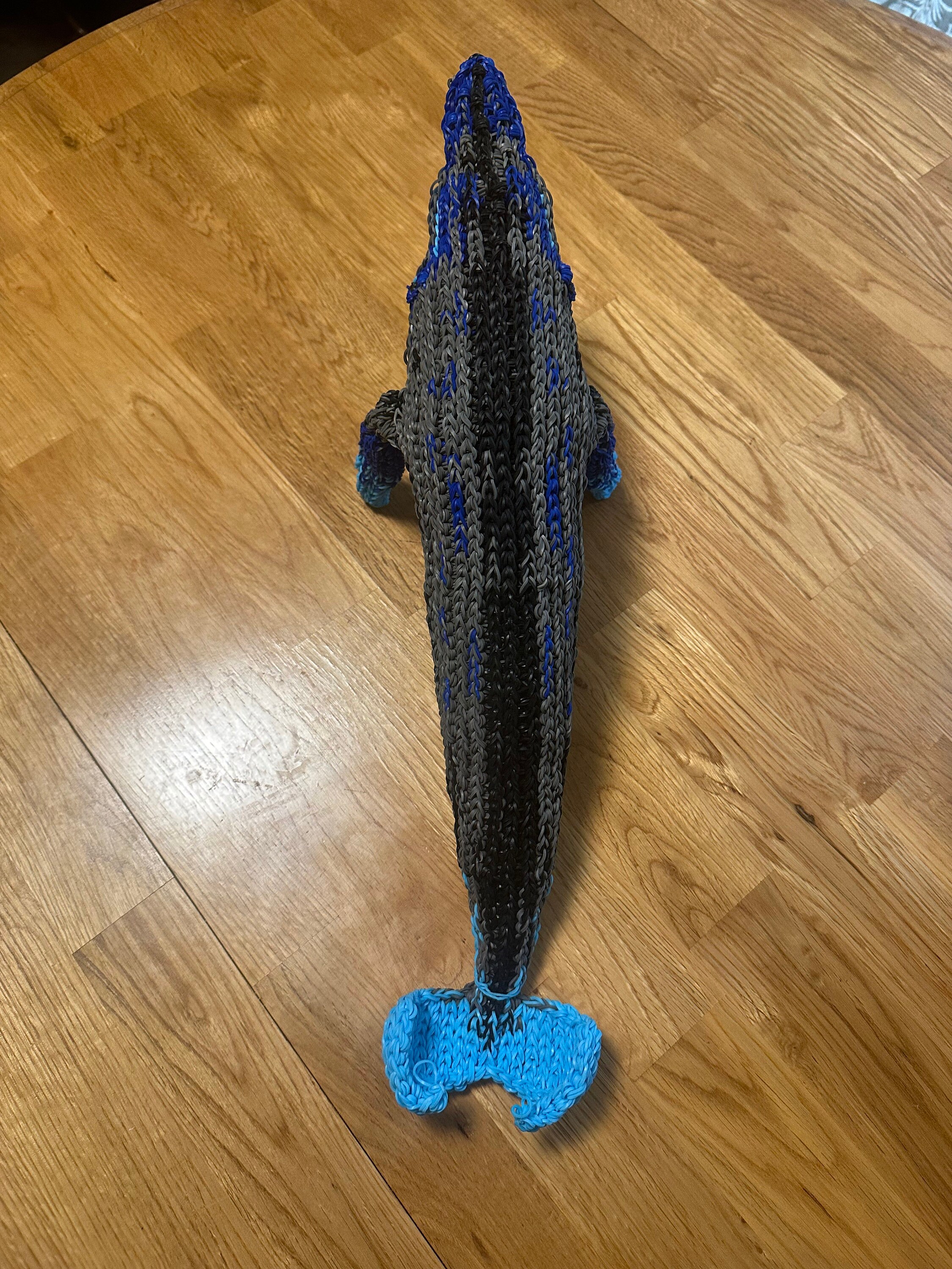 Colorful Humpback Whale Rainbow Loom Rubber Band Sculpture - Etsy