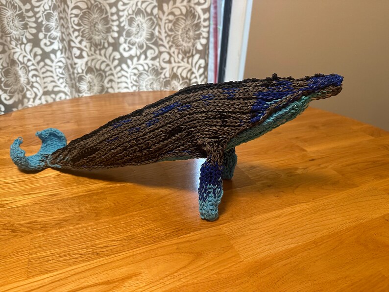 Colorful Humpback Whale Rainbow Loom Rubber Band Sculpture - Etsy