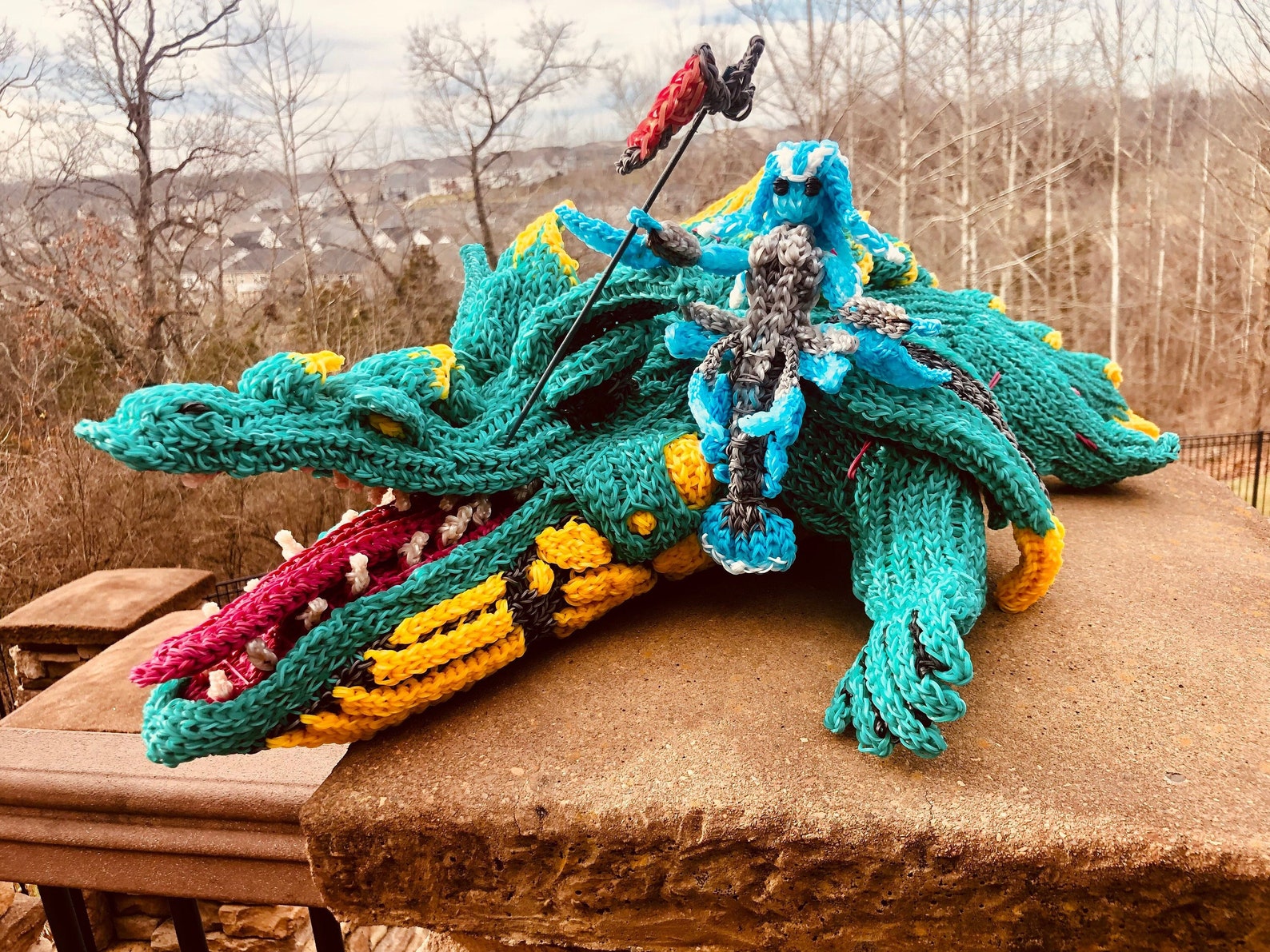 The Leviathan Terraria Calamity Mod Rainbow Loom Rubber Band Sculpture ...