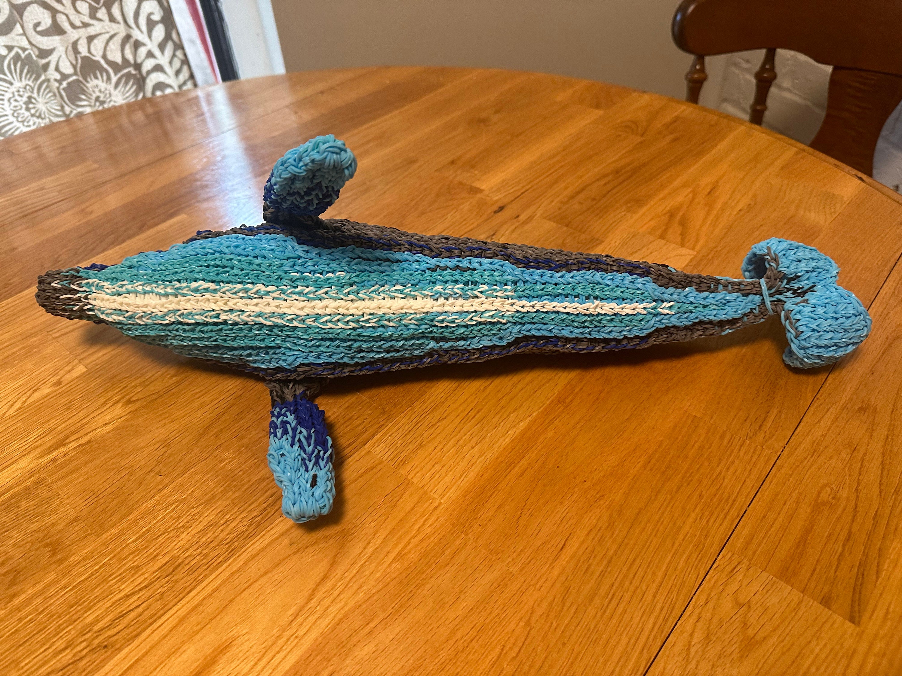 Colorful Humpback Whale Rainbow Loom Rubber Band Sculpture - Etsy