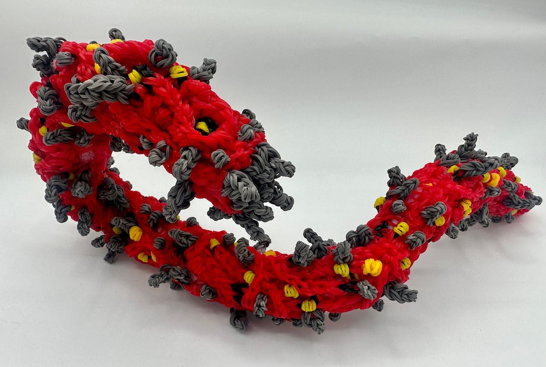 Large Perforator - Terraria Calamity Mod Rainbow Loom Rubber Band ...