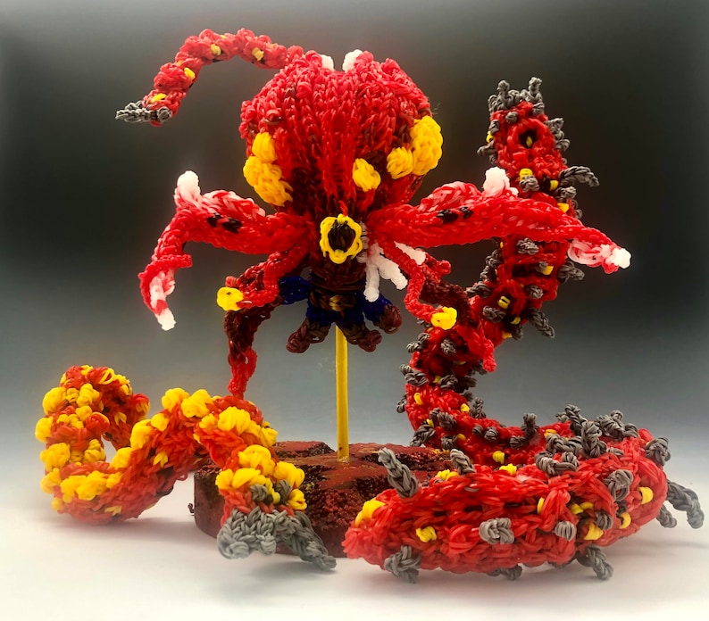 Large Perforator - Terraria Calamity Mod Rainbow Loom Rubber Band ...