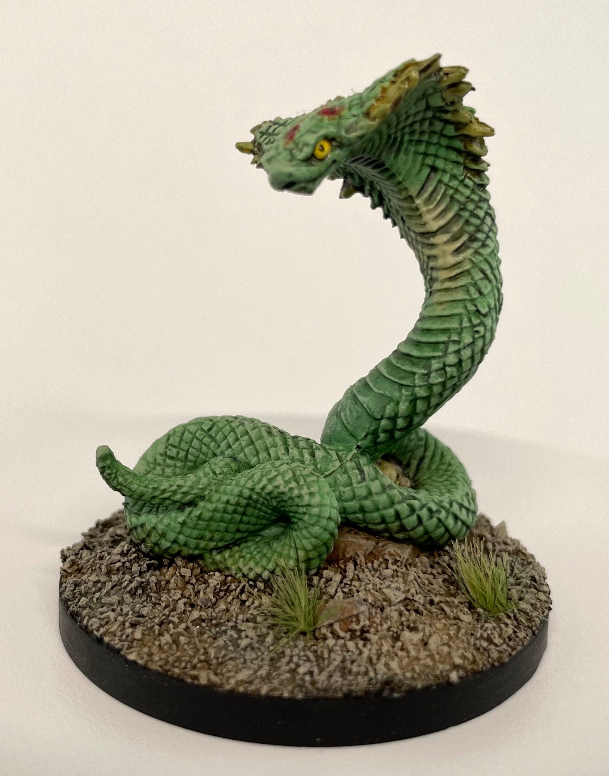 Giant Snake Miniature | Giant Cobra Mini | Hand Painted Dnd Monster ...