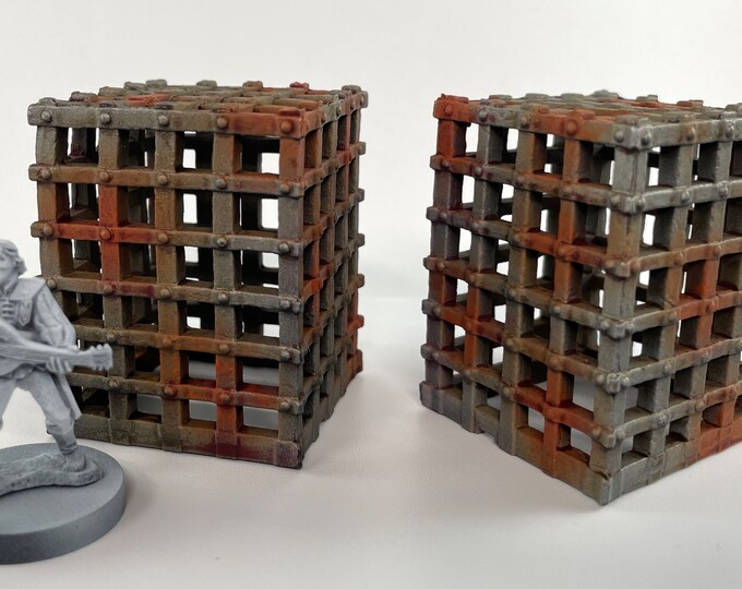 Cage Prison Dnd Terrain Miniature Dungeon Terrain Bundle Lot Painted D ...