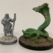 Giant Snake Miniature | Giant Cobra Mini | Hand Painted Dnd Monster ...