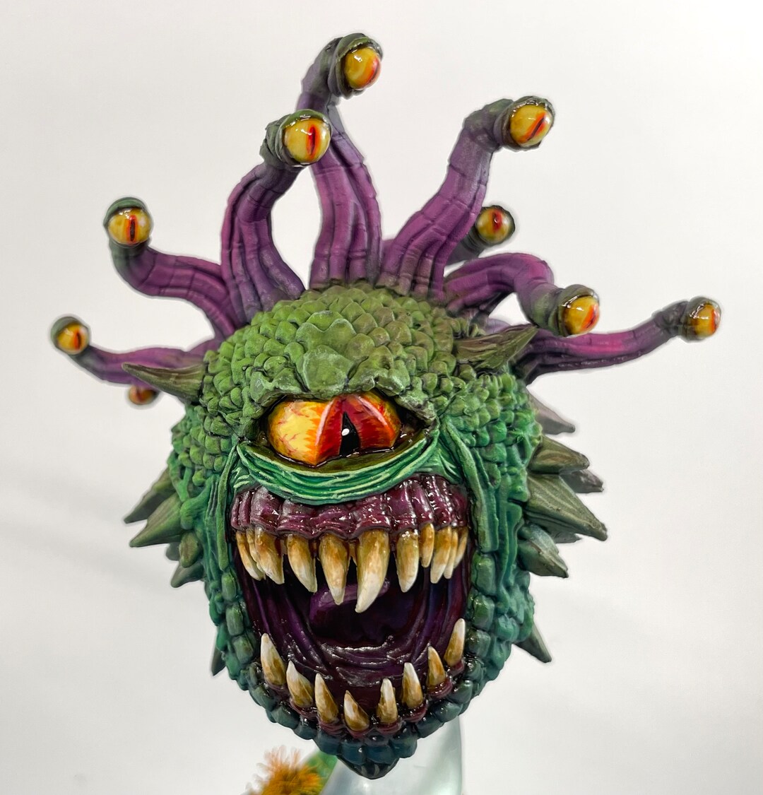 Dnd Beholder Miniature | Painted Mini | Customizable Commission Option ...