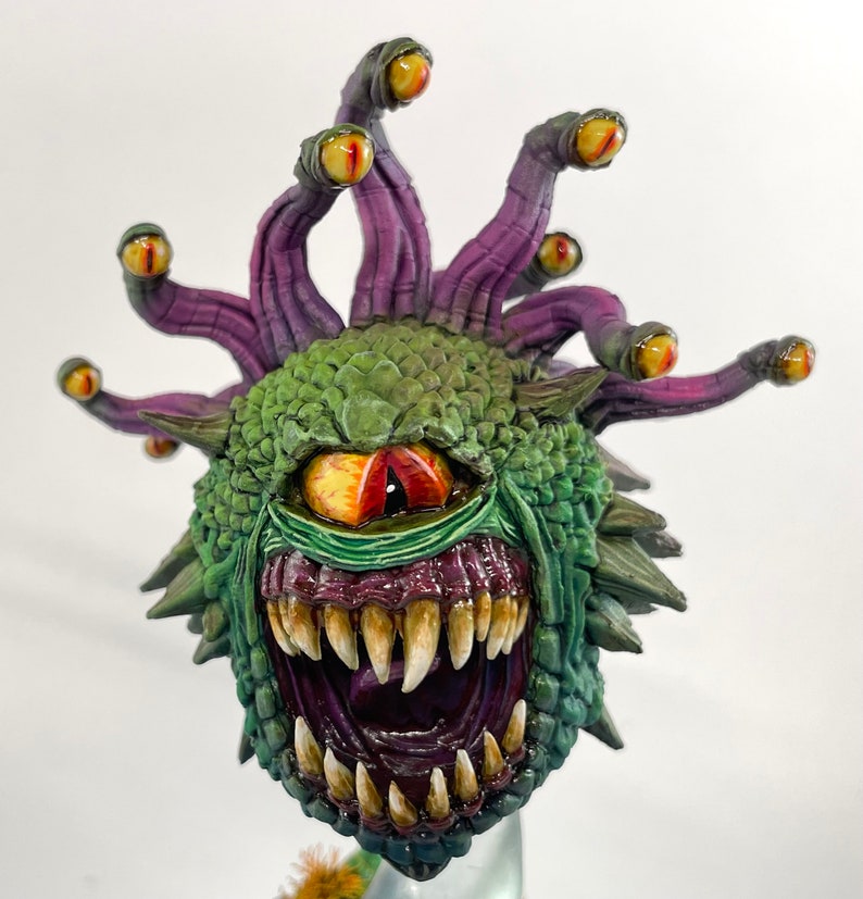 Dnd Beholder Miniature | Painted Mini | Customizable Commission Option ...