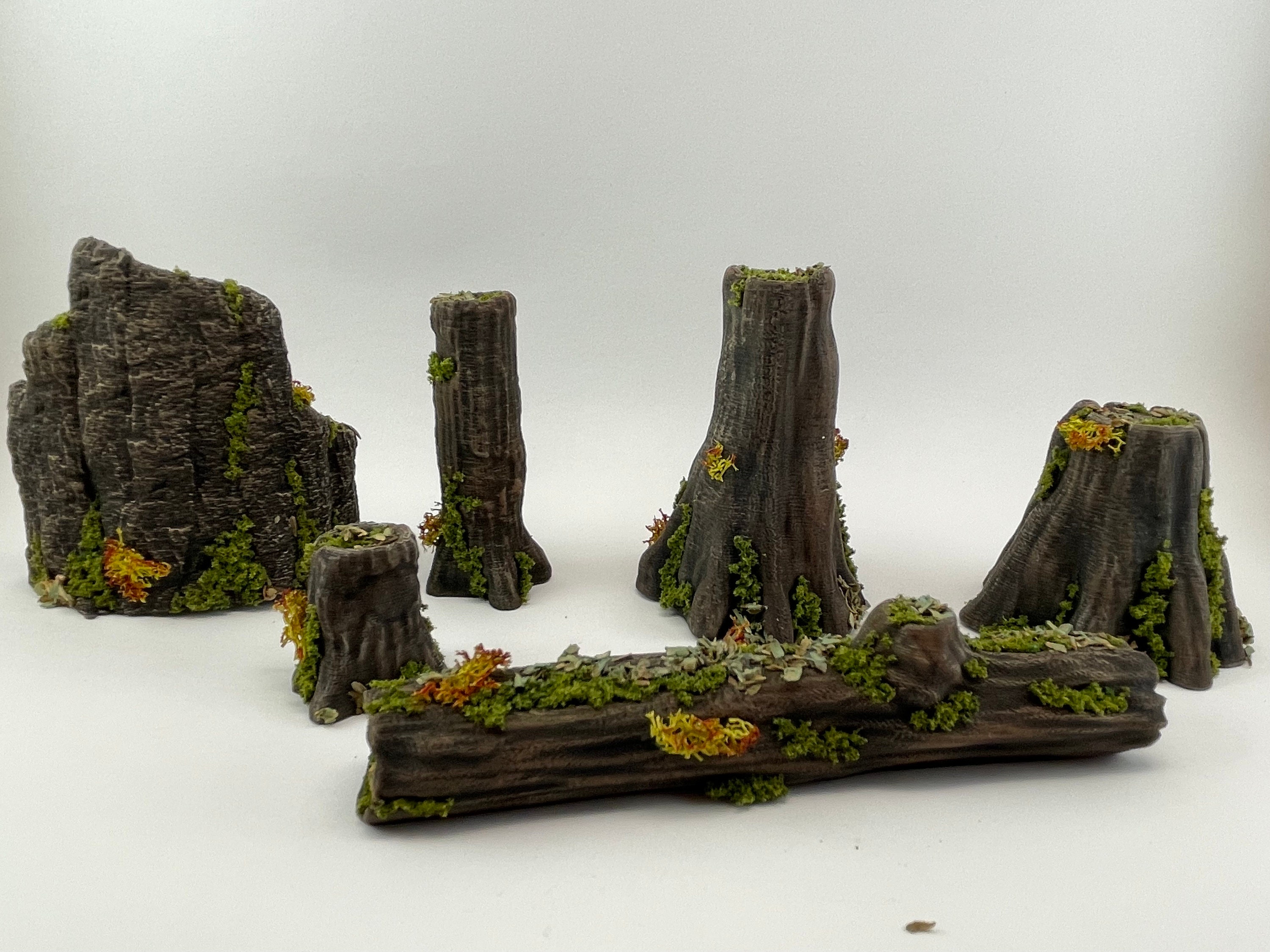 Dnd Warhammer Forest Tree Scatter Terrain Hand Painted Table Top ...