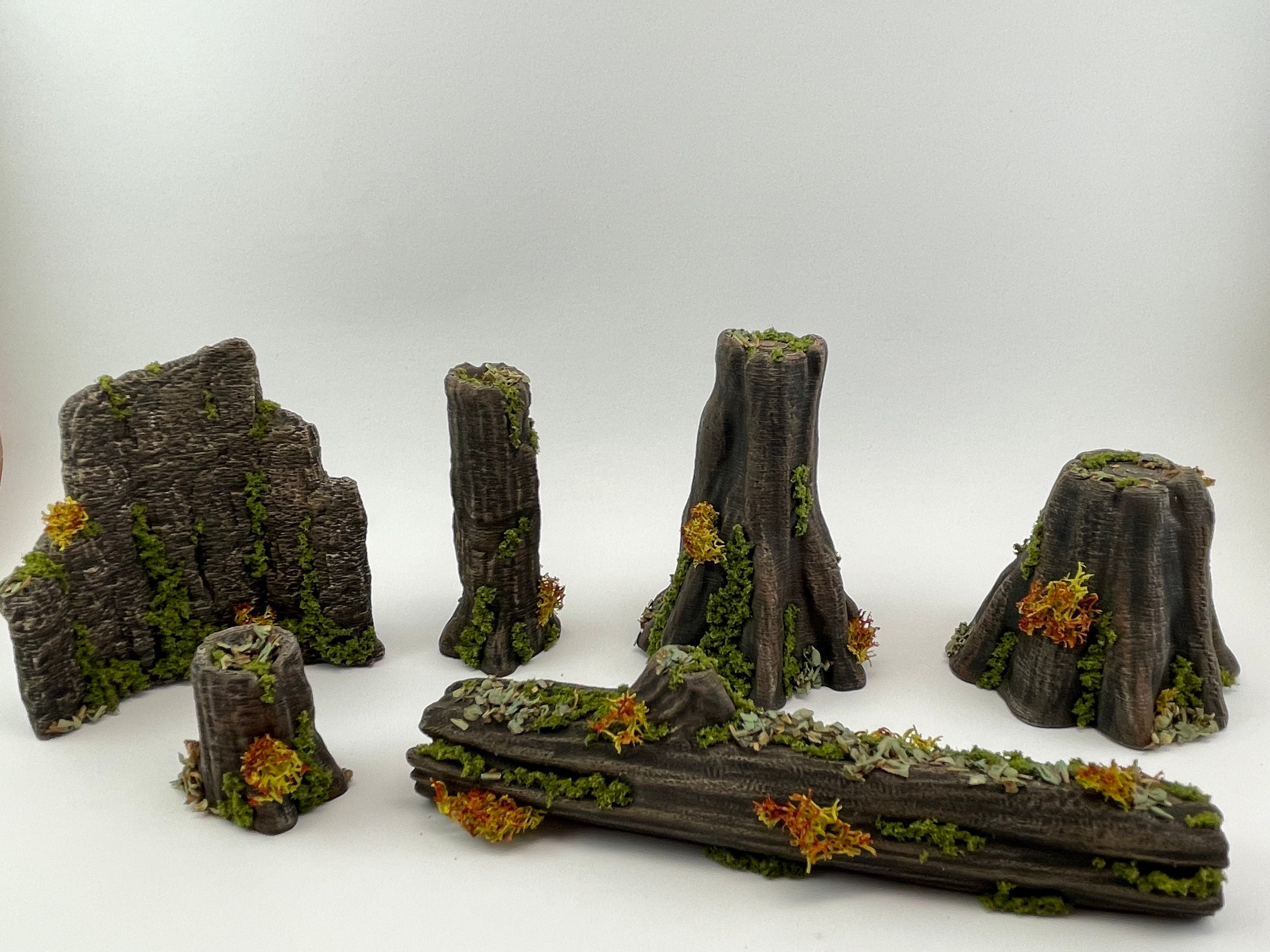 Dnd Warhammer Forest Tree Scatter Terrain Hand Painted Table Top ...