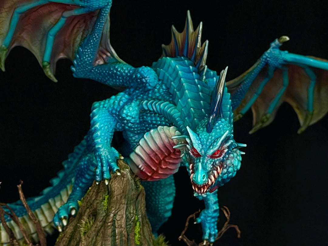 Custom Painted Ancient Dragon Dnd Miniature | Dungeons and Dragons Mini ...