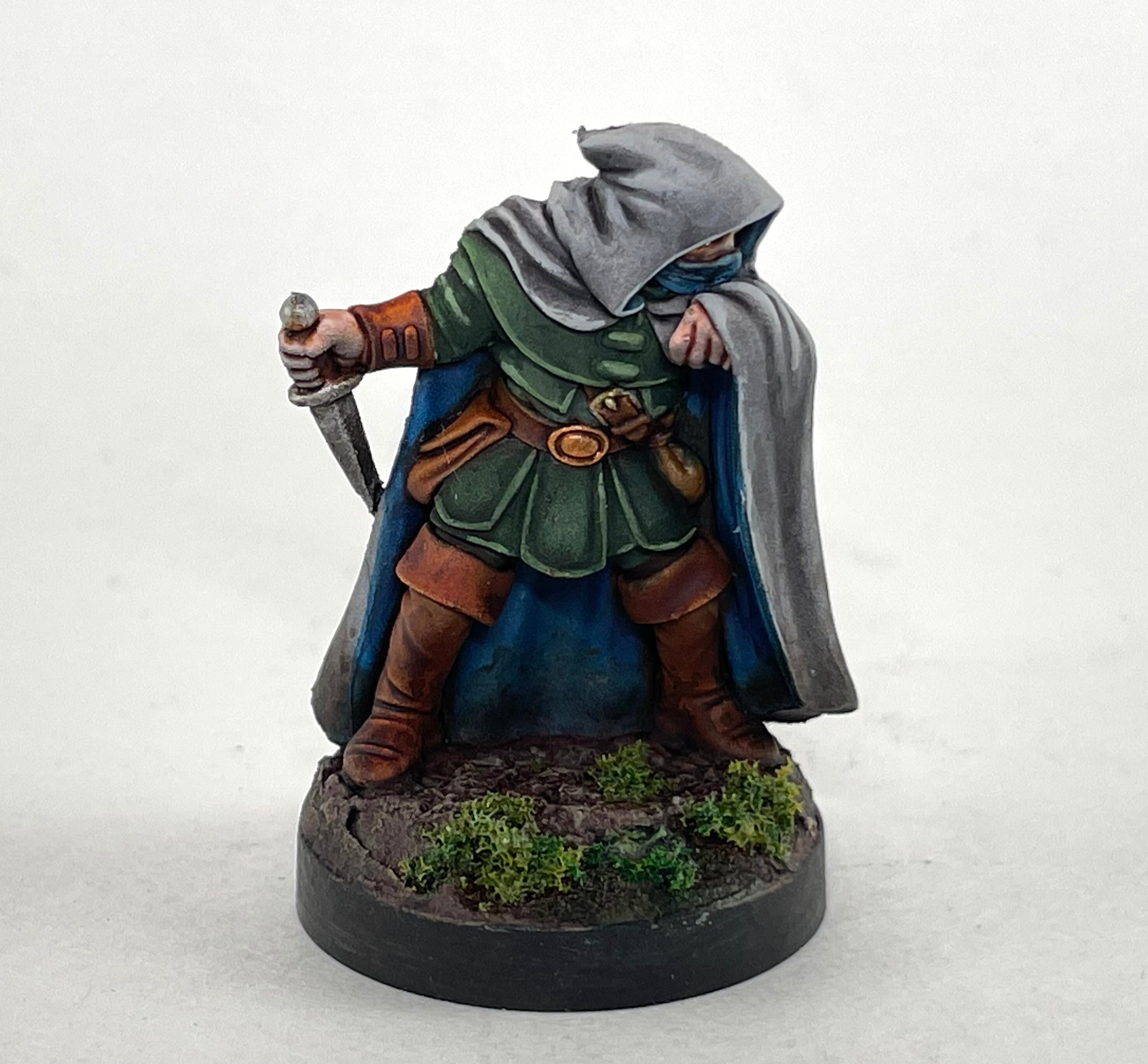 Rogue Hero Character Dnd Miniature Bandit Assassin Painted D&D Mini ...