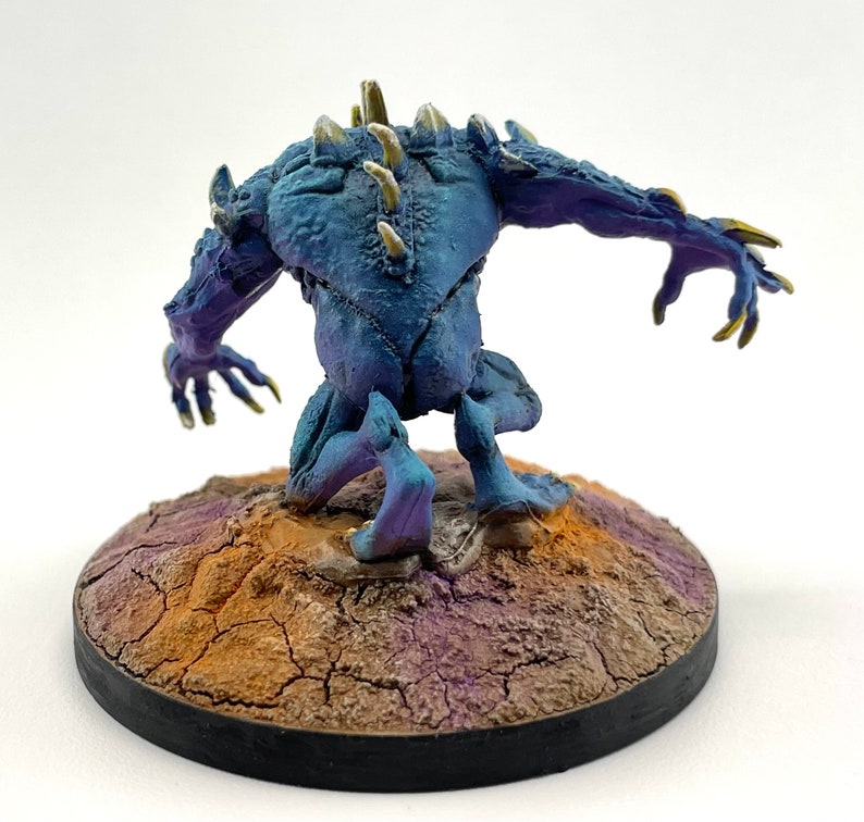 Dnd Blue Slaad Miniature Frog Demon Monster Hand Painted D&D Mini ...