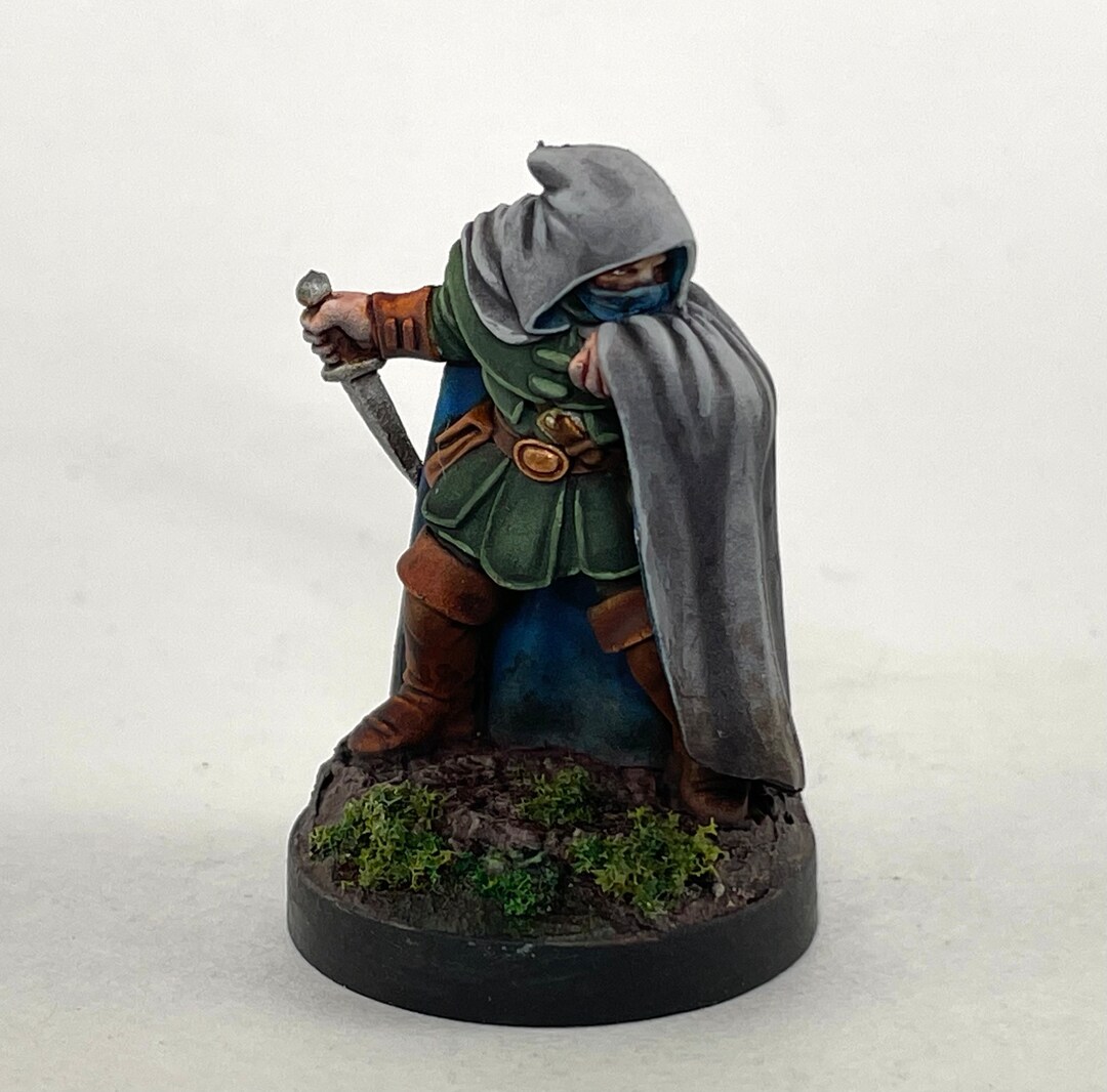 Rogue Hero Character Dnd Miniature Bandit Assassin Painted D&D Mini ...