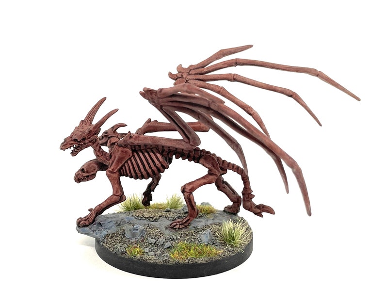 Undead Skeleton Owlbear Chimera Manticore Miniature Bundle X3 Bone ...