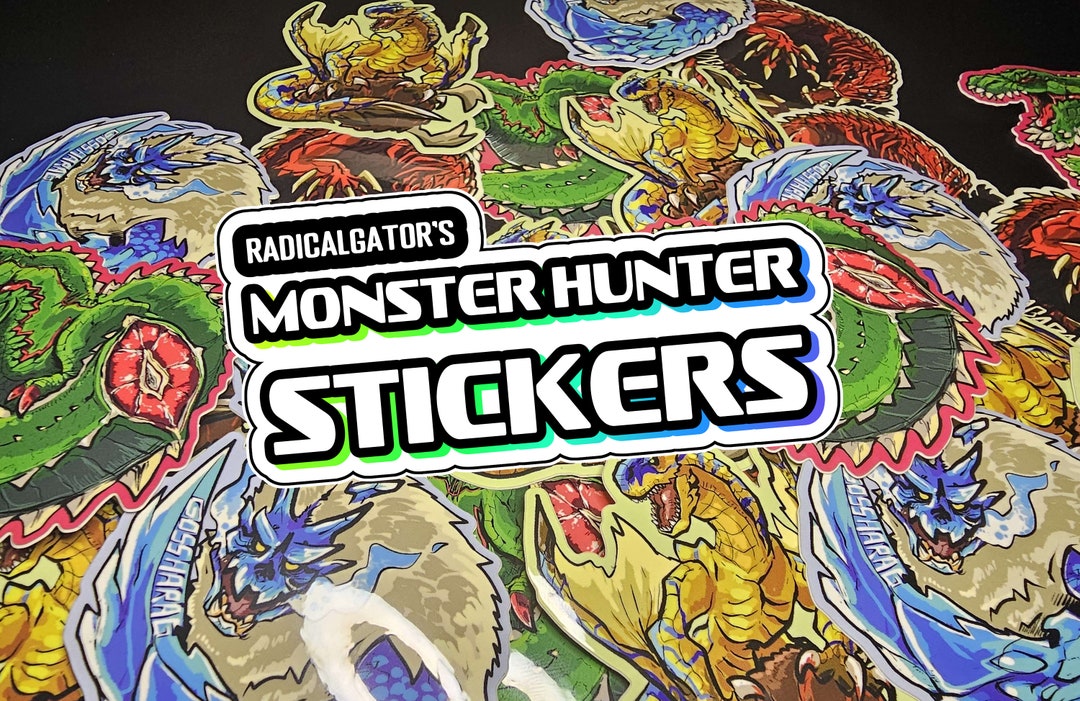 Monster Hunter Stickers SET 1 - Etsy