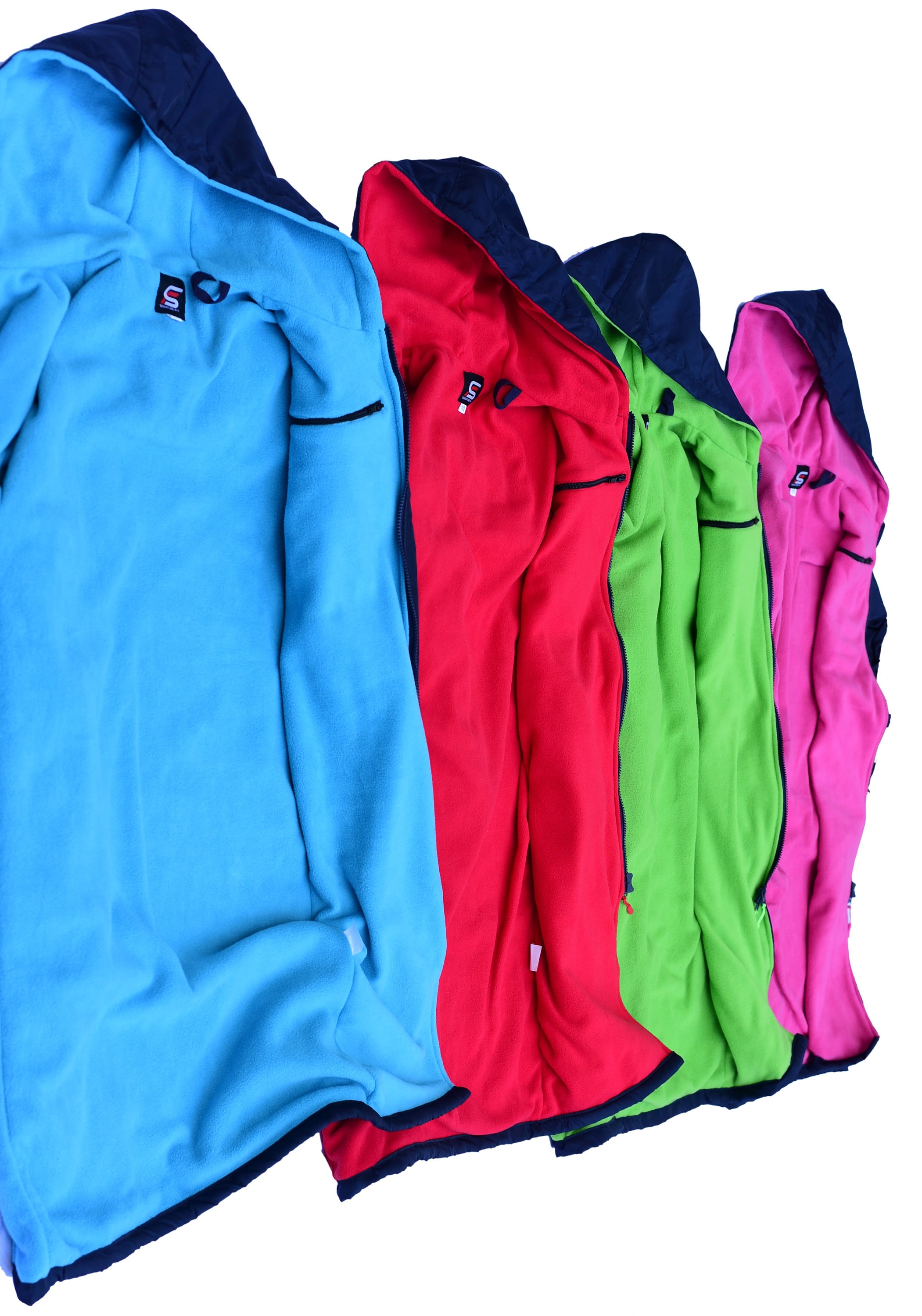 Youth Swim Parka Water-resistant Warm up Coat Youth Fleece Lining Swim ...