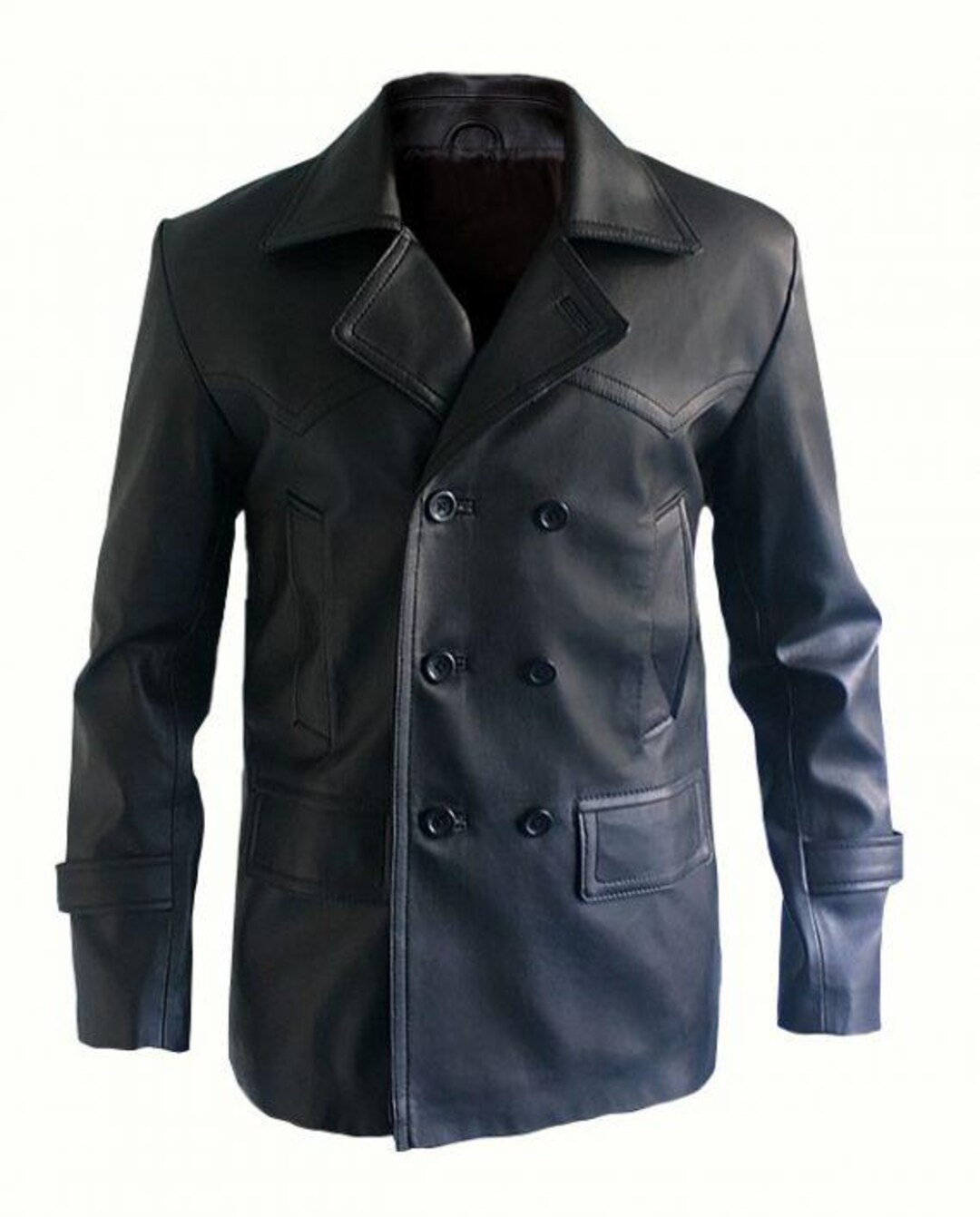 Doctor Who Leather Coat High-quality Cosplay Costume, Mens Time Lord ...