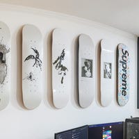 Skateboard Deck Wall Mount, 3D Printed Skate Wall Art Display (set of 2 ...